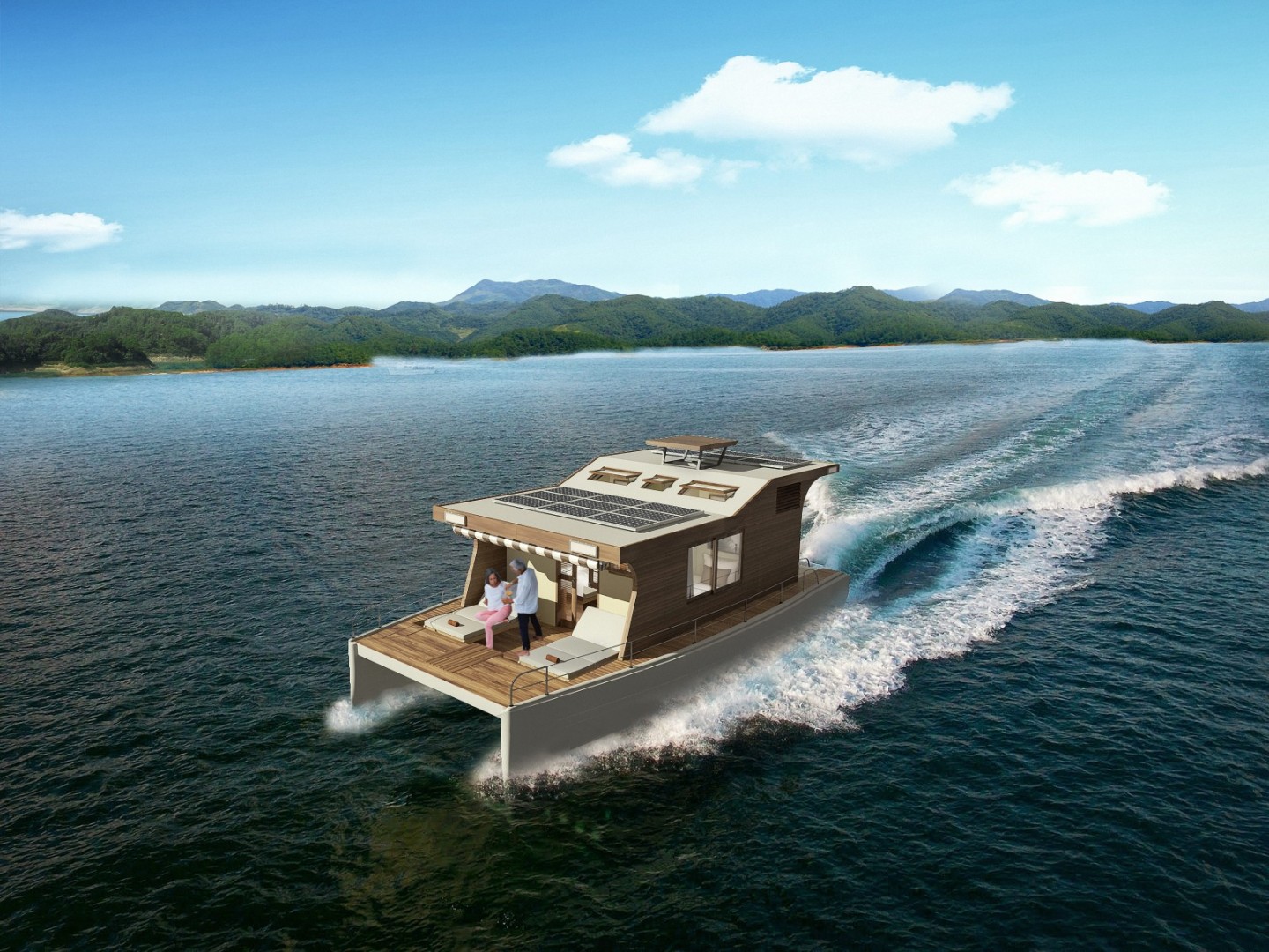 Mieten Sie ein Motorboot Catana 41 Warloka (Nyaman Catamaran) | SamBoat