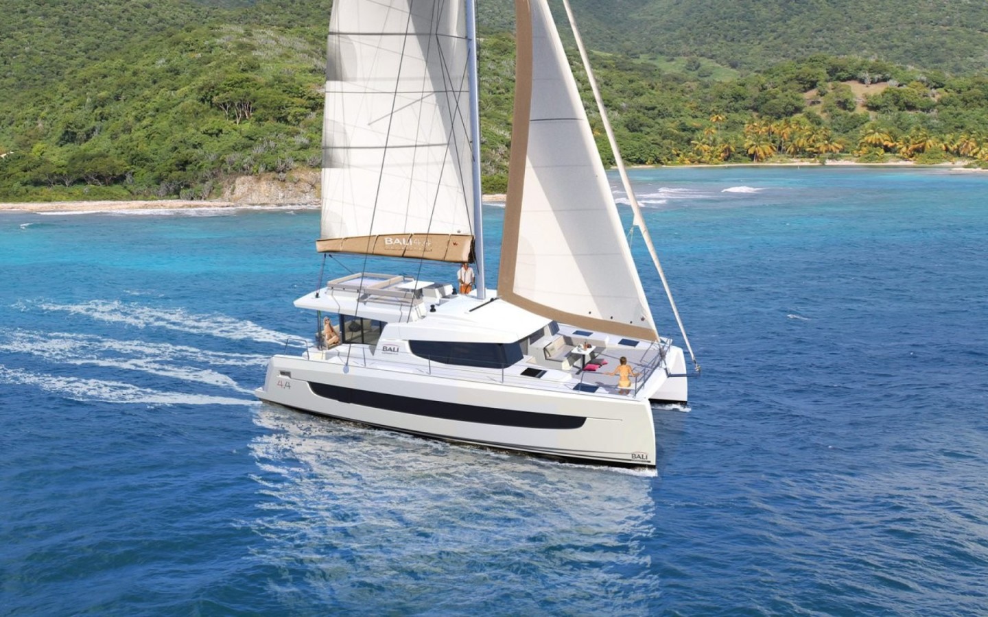 Mieten Sie ein Katamaran Bali Catamarans Bali 4.4 Lefkáda (Blue Diamond ...